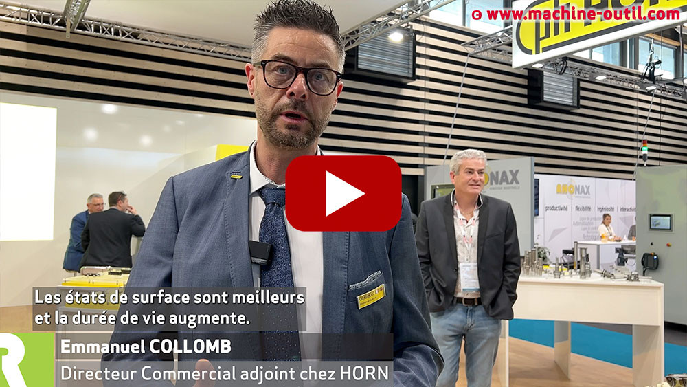 → Porte-outil de tronçonnage, arrosage intégré, broche principale ...