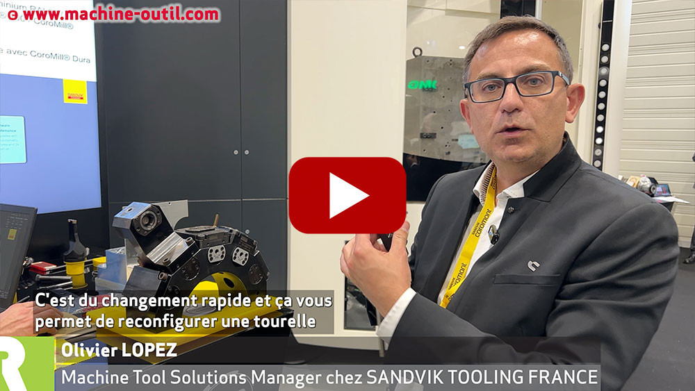 → Système modulaire de changement rapide d'outillage pour tourelles