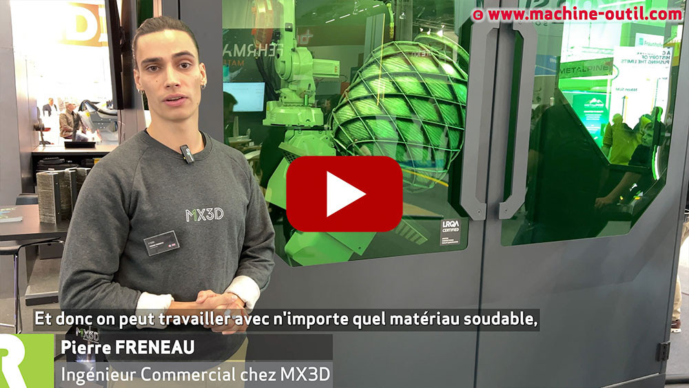 → Cellule d'impression 3D WAAM sur robot standard pour métaux soudables