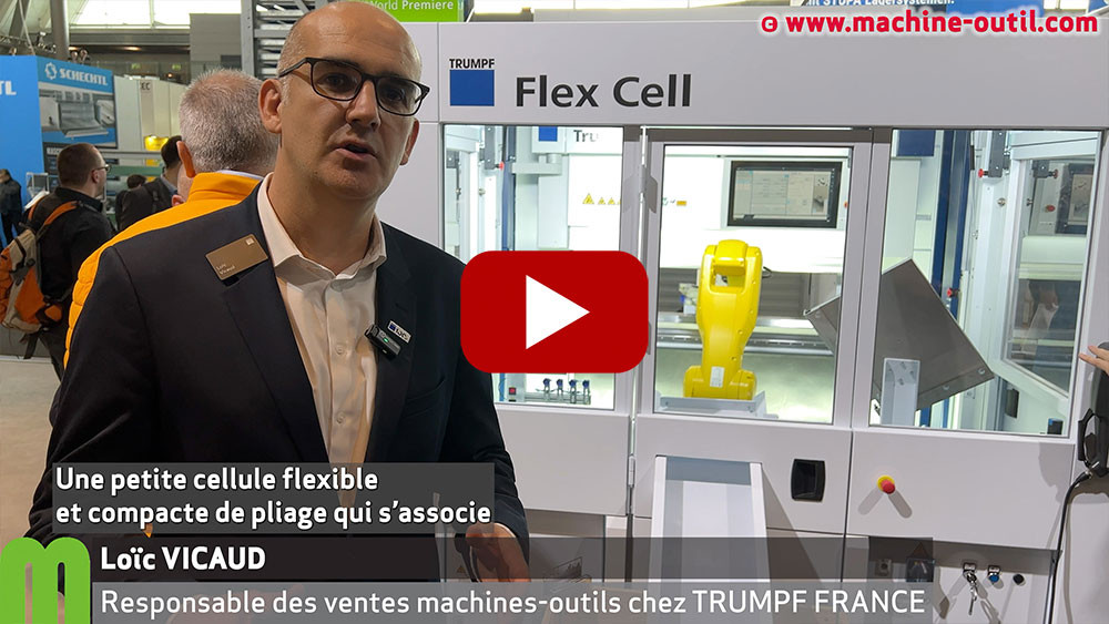 → Cellule de pliage robotisée pour tôles de petites ou moyennes dimensions